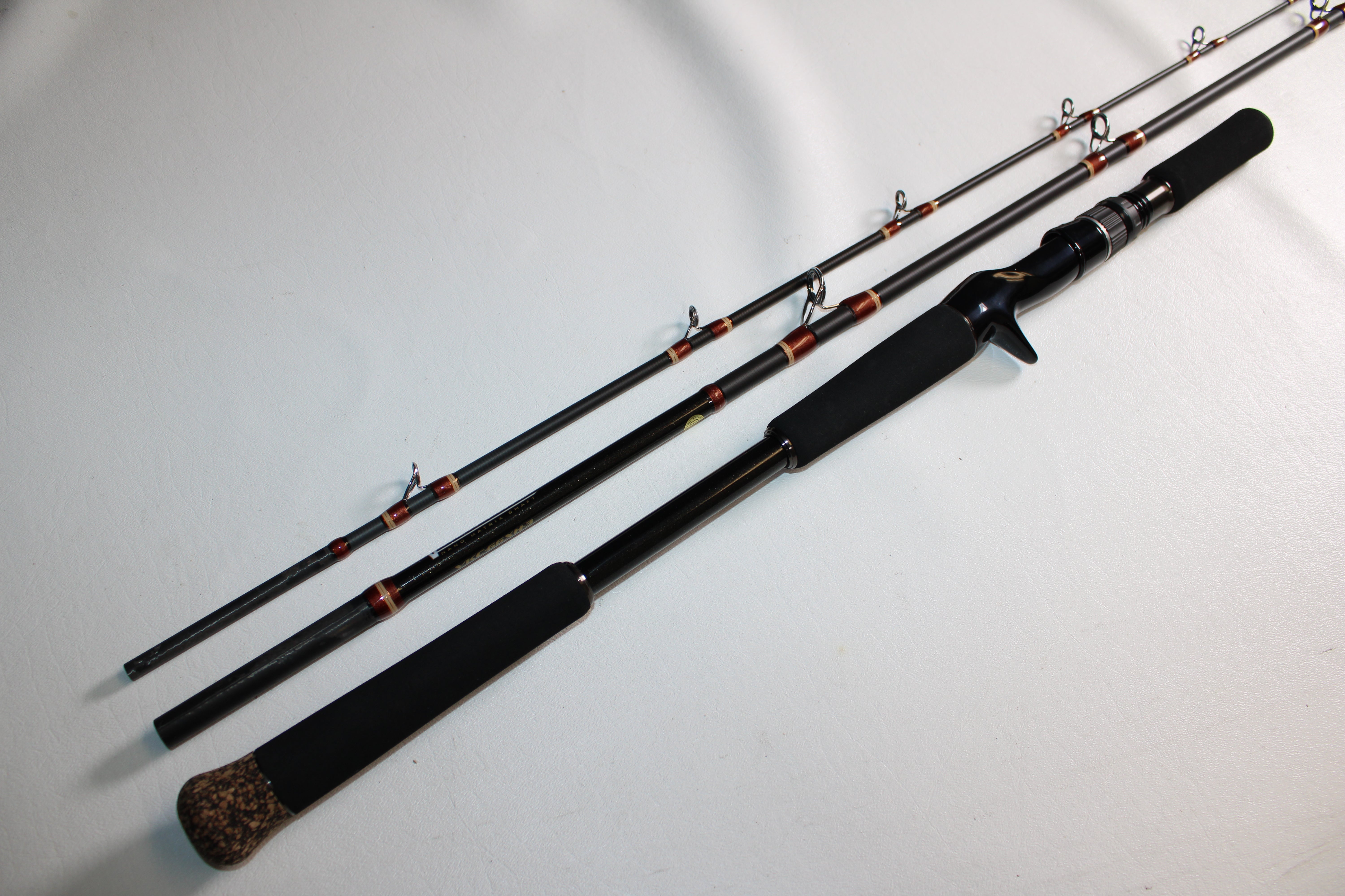 Megabass Valkyrie VKC-66XH 3 Piece Travel Rod - Used Casting Rod - Exc ...