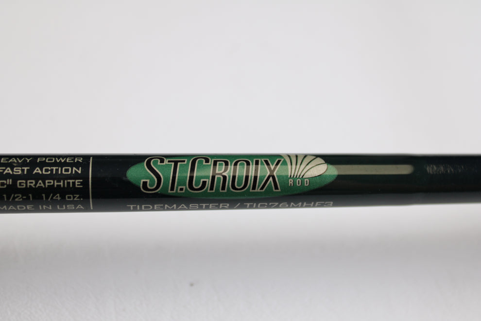 St. Croix Tidemaster Travel TIC76MHF3 7'6" Medium Heavy 3 Piece - Used ...