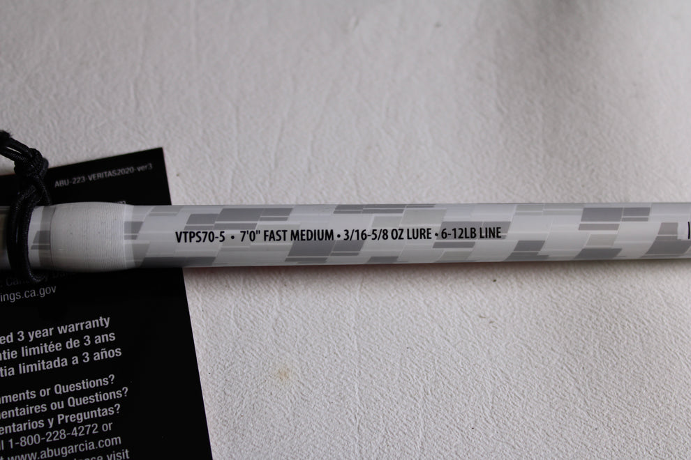 Abu Garcia Veritas VTPS70-5 7'0" Medium - Used Spinning Rod - Mint Con ...