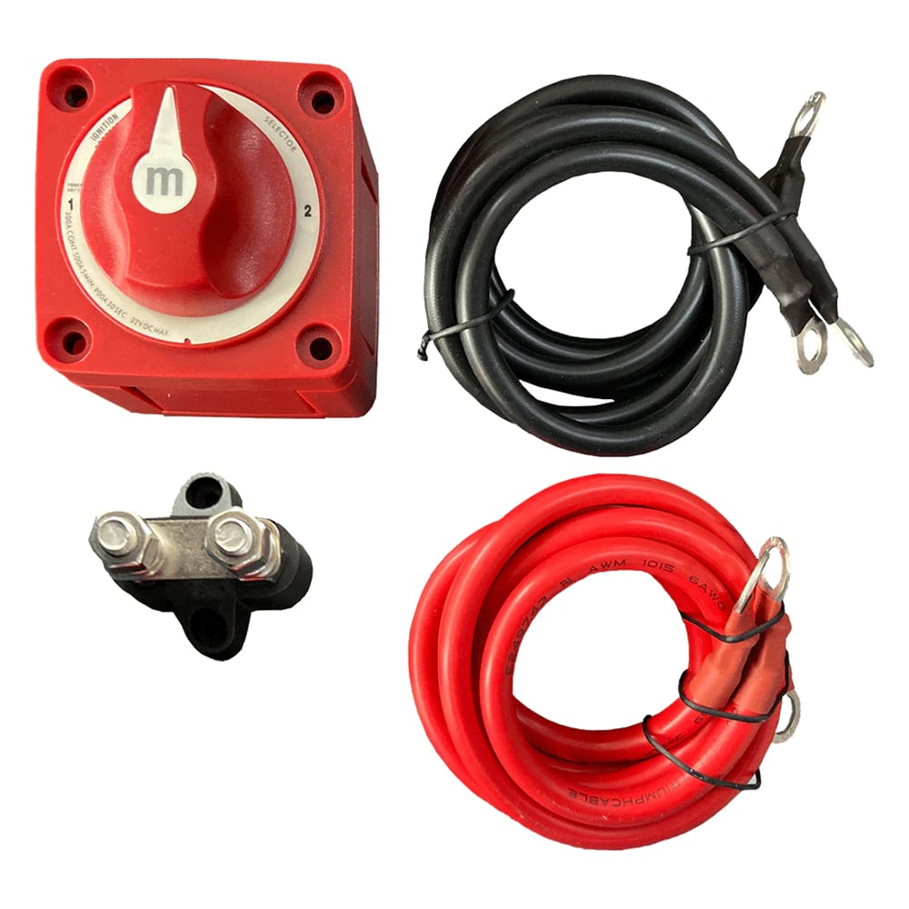 Powerhouse Lithium Battery Install Kit with 3 Way Perko Switch – The ...